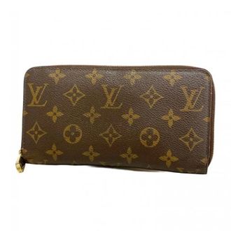 Louis Vuitton unisex, Pre-owned, Brun, Taille: ONE Size Portefeuille en tissu Pre-owned