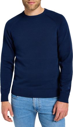 Lee Herren Clean Raglan Pullover Sweater, True Navy, XL EU