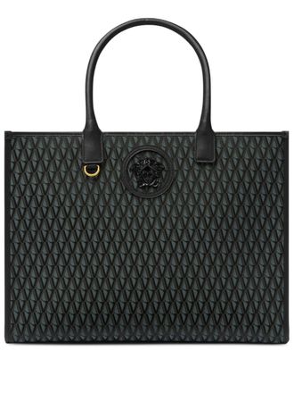 Versace sac cabas à logo - Noir