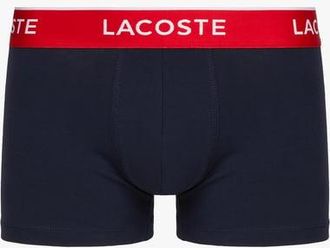 Lacoste Lot de 3 boxers en coton m&eacute;lang&eacute;