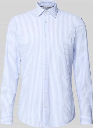 Jake*s Slim Fit Business-Hemd mit Kentkragen