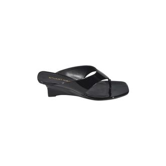 Stuart Weitzman Femme, Chaussures, Noir, Taille: 37 EU Vinnie Wedge Thong 50