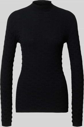 Emporio Armani Slim Fit Longsleeve aus Viskose-Mix