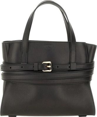 Moschino Couture Leder G&uuml;rtel Tote Bag - - Bags - Damen - Schwarzk - ONE SIZE