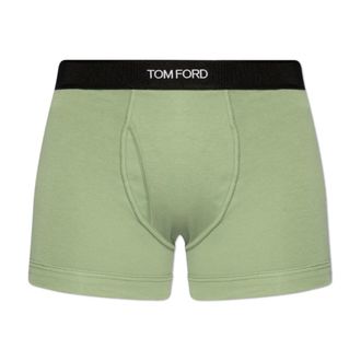 Tom Ford Homme, Sous-v&ecirc;tements, Vert, Taille: XS Cotton Boxer Briefs
