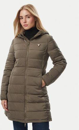 Guess Winterjacke V4YL05 WF3X0 Khakifarben Regular Fit