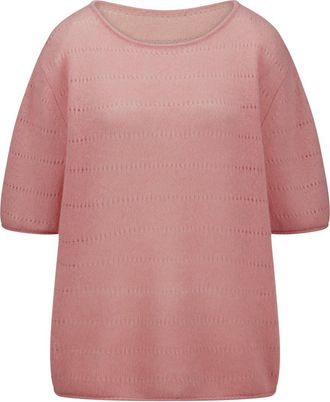 Peter Hahn Pullover U-Boot-Ausschnitt Peter Hahn ros&eacute;