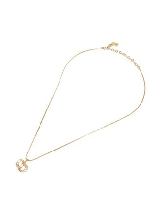 Dior collier &agrave; logo CD (ann&eacute;es 1980-1990)