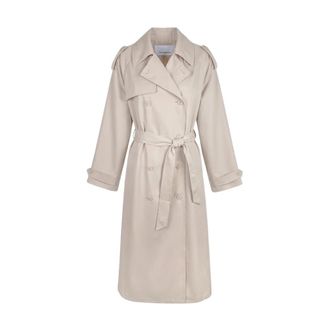 Frankie Shop Veyron Fluid Twill Trenchcoat - - Coats - Damen - Beige - M
