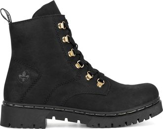 Rieker Schnürschuhe Rieker Y2422-00 Schwarz