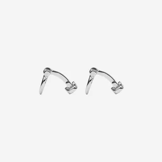 Ferragamo Mens Brass Hook Cumbers Silver Accessory