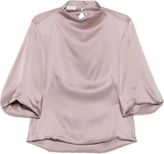 Dries Van Noten Femme, Blouses et Chemises, Rose, Taille: 40 FR Blouse en satin