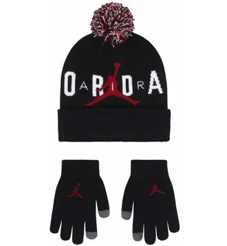 Nike Jordan Handschuhe und M&uuml;tze Jr - Kinder