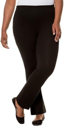 Ulla Popken Yogahose Hosen, Noir, 61W / 32L Femme