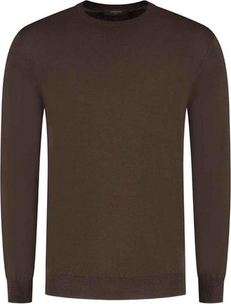Zanone Pull Col Rond - Noir