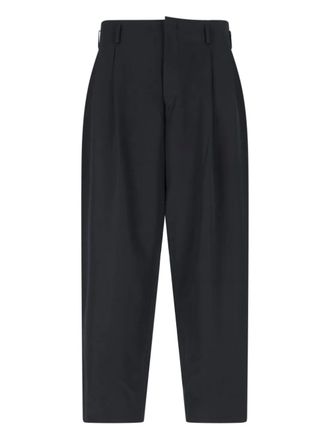 Comme Des Gar&ccedil;ons pantalon en laine - Noir