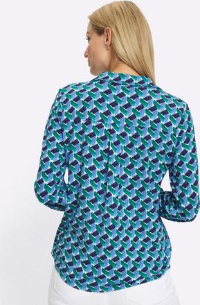 Heine Klassische Bluse Jersey-Bluse Langarm