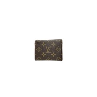 Louis Vuitton Portefeuille en cuir Vintage Pre-owned - Femme - Pre-owned - Brun - Taille: ONE Size