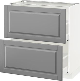 IKEA METOD Unterschrank mit 2 Schubladen