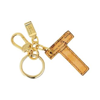 Alviero Martini 1A Classe Femme, Accessoires, Beige, Taille: ONE Size Keychain Letter T Geo Classic