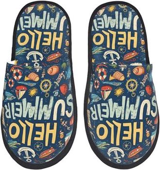 Generic Hiver Pantoufles Marine Nautique Portative Pantoufles DH&ocirc;tel R&eacute;utilisables Hiver Chausson Pour Camping Int&eacute;rieur Automne L