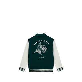 Maison Labiche Veste Teddy en laine m&eacute;lang&eacute;e