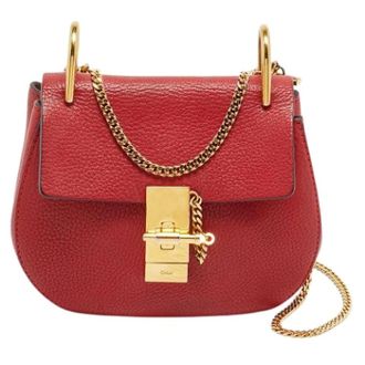 Chlo&eacute; Sac Drew Pre-owned - Femme - Pre-owned - Rouge - Taille: ONE Size