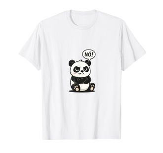 Hello Kitty Panda SAGT N&ouml; Cartoon Design Humor Anime S&uuml;&szlig; Stil T-Shirt