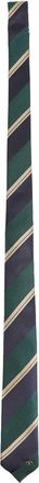 Valentino Valentie Regimental Silk Tie