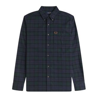 Fred Perry Homme, Chemises, Noir, Taille: XL Chemises