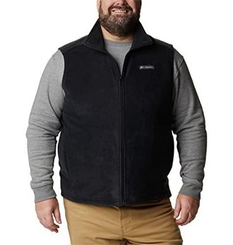 Columbia Steens Mountain Vest Gilet en Polaire, Noir, XXXXXL Homme