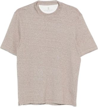 Brunello Cucinelli Homme, Tops, Brun, Taille: XL Brunello Cucinelli T-shirts et polos