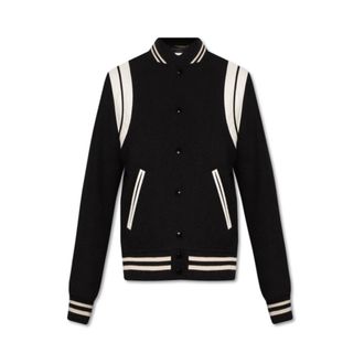 Saint Laurent Teddyjacke - - Jackets - Damen - Schwarzk - 2XS