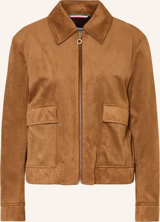 Cinque Cinque Jacke Cianton In Lederoptik braun