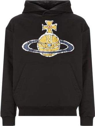 Vivienne Westwood Hoodie à logo en coton
