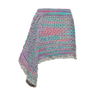 The Attico Femme, Jupes, Multicolore, Taille: 40 FR Mini-jupe asym&eacute;trique