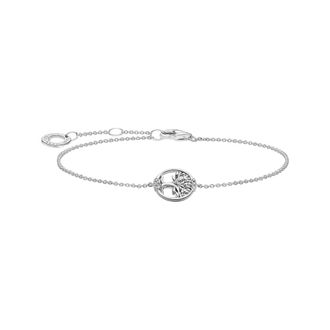 Thomas Sabo Tree of Love Armband mit wei&szlig;en Steinen - - Accessories - Damen - Grau - ONE SIZE
