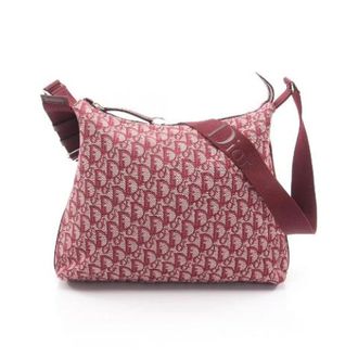 Dior Pre-owned Trotter Canvas Leder Umh&auml;ngetasche - - Pre-owned - Damen - Rot - ONE SIZE