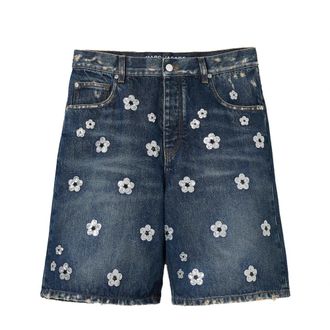 Marc Jacobs Sequin Daisy Wide Leg Shorts - - Shorts - Damen - Blau - W28