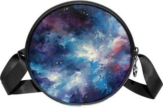 Generic Sac &agrave; bandouli&egrave;re Circle pour femme, petit sac &agrave; bandouli&egrave;re avec fermeture &eacute;clair et bretelles r&eacute;glables style d&eacute;contract&eacute; pour femmes et filles