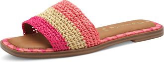 Tamaris Pantolette Damen Flach rosa,EU 37