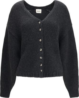 Khaite Axel V-Ausschnitt Cardigan - - Knitwear - Damen - Grau - M