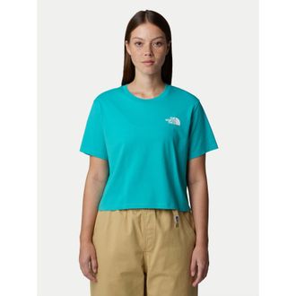 The North Face T-Shirt Simple Dome NF0A87U4 Blau Loose Fit