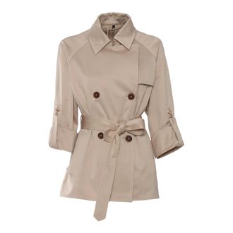 Fay City Trench Corto - - Coats - Damen - Beige - L