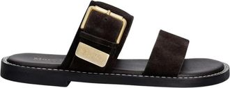 Marc O'Polo Femme, Chaussures, Noir, Taille: 37 EU Stina 1B Slide