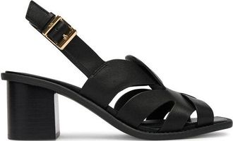 Tommy Hilfiger Sandalen Cross Blocked Heel Sandal FW0FW09135 Schwarz