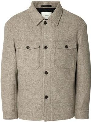 Selected Chemise droite &agrave; col am&eacute;ricain