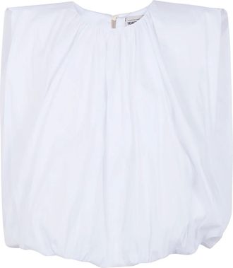 Semicouture Femme, Blouses et Chemises, Blanc, Taille: 34 FR Volume Shirt