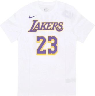 Nike Lebron James NBA T-Shirt - - Sport - Herren - Wei&szlig; - XL