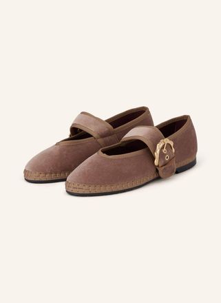 Flabelus Flabelus Mary-Jane-Ballerinas Sophie beige
